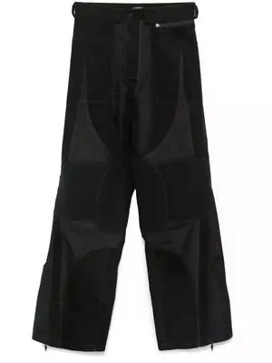 MUGLER Paneled-design Cargo Pants