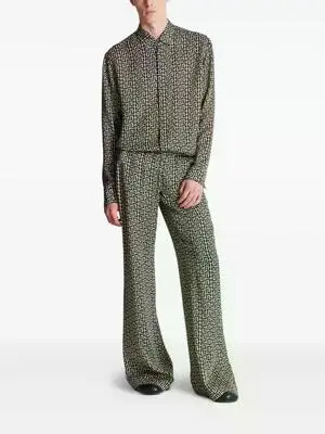 Balmain Monogram-pattern Shirt