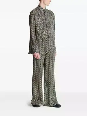 Balmain Monogram-pattern Shirt