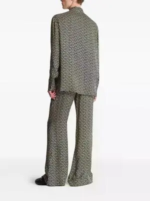 Balmain Monogram-pattern Shirt