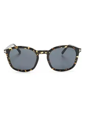 TOM FORD Tortoiseshell-effect Tinted Sunglasses - Brown