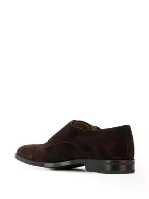 SCAROSSO Leather Monk Shoes