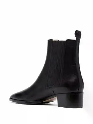 SCAROSSO Olivia Leather Chelsea Boots