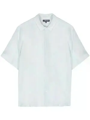 Frescobol Carioca Castro Stripe Cabana Linen Shirt