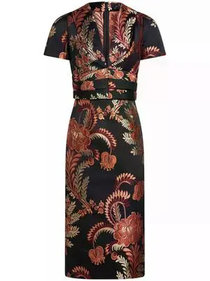 Etro Jacquard Midi Dress