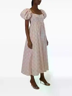 Azeeza Rory Gingham Midi Dress