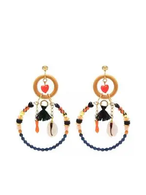 AMIR SLAMA Bead-embellished Single Earring - Multicolour