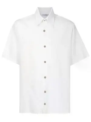 AMIR SLAMA Embroidered Short-sleeve Shirt