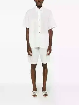 AMIR SLAMA Embroidered Short-sleeve Shirt