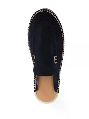 SCAROSSO Suede Jute-sole Espadrilles