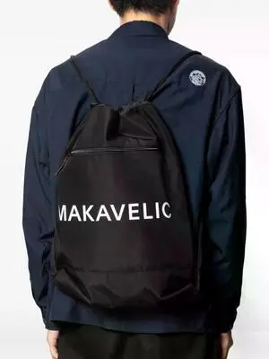 MAKAVELIC Squad Logo-print Drawstring Bag