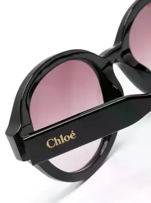 Chloé Round-frame Sunglasses - Black