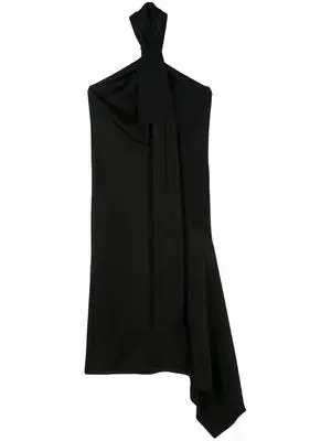 Givenchy Knot-detail Asymmetric Midi Dress