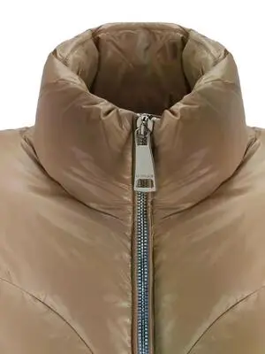 Khrisjoy Corazon Shiny Puffer Jacket - Neutrals