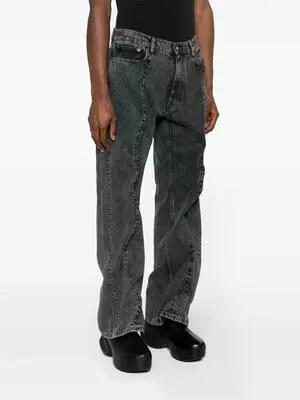 Y/project Evergreen Wire Mid-rise Straight Jeans