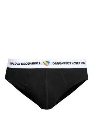 Dsquared2 Pride Briefs - Black