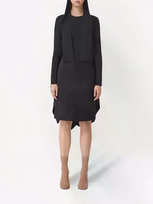 Burberry Drape-detail Skirt