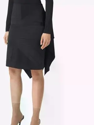 Burberry Drape-detail Skirt