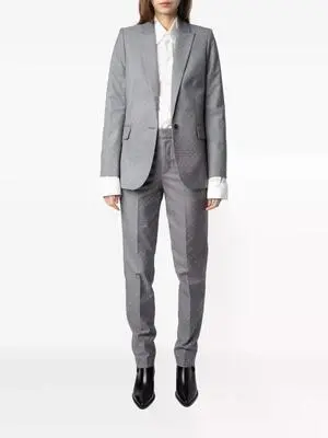 Zadig&Voltaire Valse Embellished Blazer - Grey