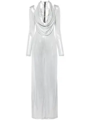 MITILIANE COUTURE Cowl-neck Jumpsuit - Grey