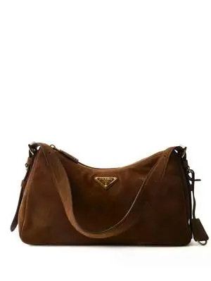 Prada Medium Aimée Shoulder Bag - Brown
