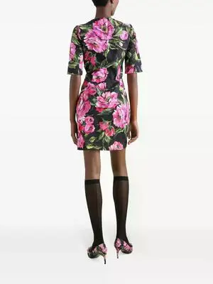 Dolce & Gabbana Floral-print Mini Dress