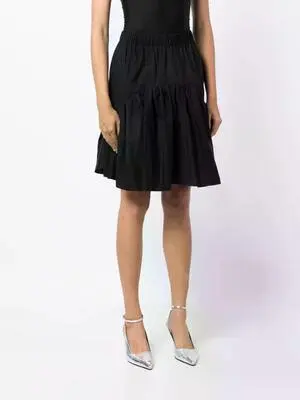 JNBY Ruffled Cotton Midi Skirt