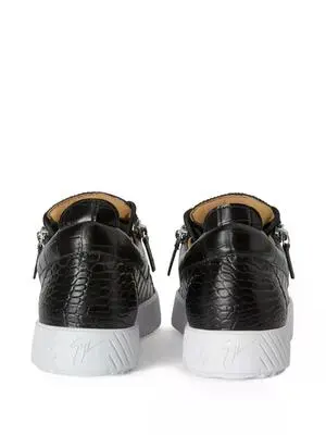 GIUSEPPE ZANOTTI Frankie Double-zip Low-top Sneakers