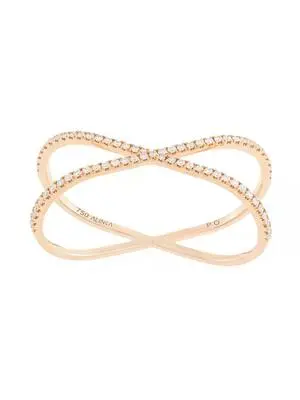 ALINKA 18kt Rose Katia Duo Diamond Ring - Gold