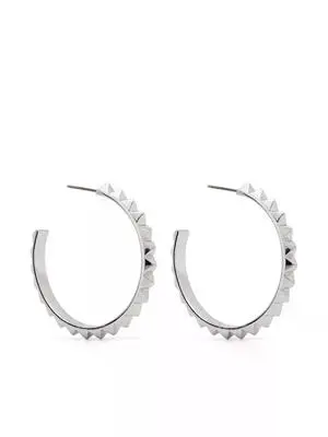 Eddie Borgo Pyramid Earrings - Silver