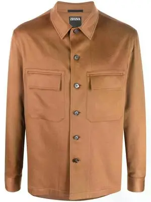 Zegna Alba Oasi Shirt Jacket - Brown