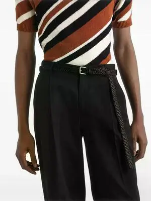 Dolce & Gabbana Braided Belt - Black