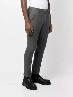 DONDUP Virgin Wool Tapered Trousers