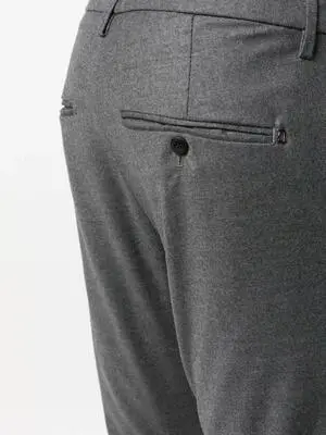 DONDUP Virgin Wool Tapered Trousers