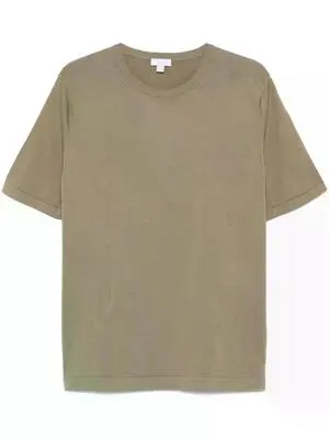 Sunspel Cotton Knit T-shirt - Green
