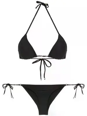 AMIR SLAMA Plain Bikini Set - Black