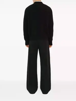 Burberry Shield Intarsia-knit Bomber Jacket