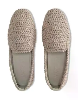 Moncler Braided Slip-on Loafers - Neutrals