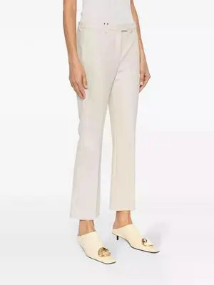Max Mara Pressed-crease Flared Trousers