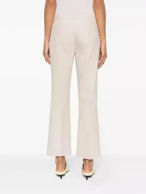 Max Mara Pressed-crease Flared Trousers