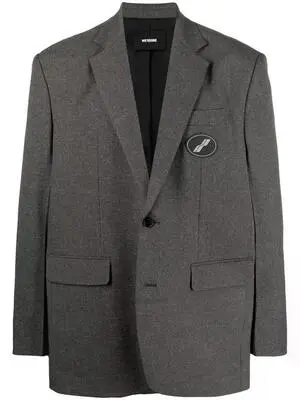 We11Done Notched-lapels Single-breasted Blazer
