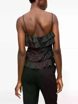 GANNI Draped Top