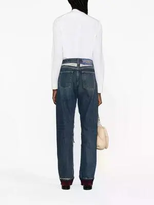 MAISON MARGIELA Ripped Straight-leg Jeans