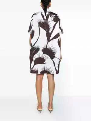 FERRAGAMO Cropped Venus Print Kaftan