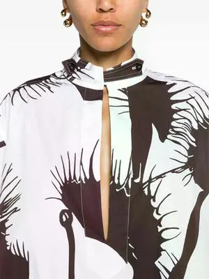 FERRAGAMO Cropped Venus Print Kaftan