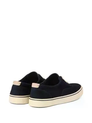 Brunello Cucinelli Leather Sneakers - Blue