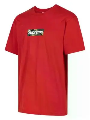 Supreme Box Logo Cotton T-shirt - Red