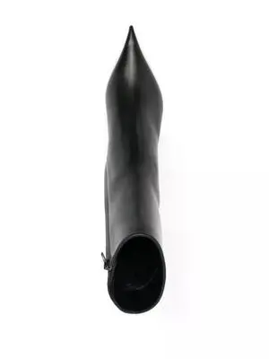 MUGLER 60mm Leather Ankle Boots