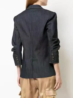 Cinq À Sept Khloe Single-breasted Denim Blazer