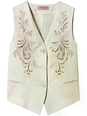 TWINSET Embroidered Waistcoat